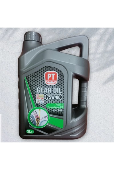 Petro Time Şanzıman Yağı 75W-80 3 Litre