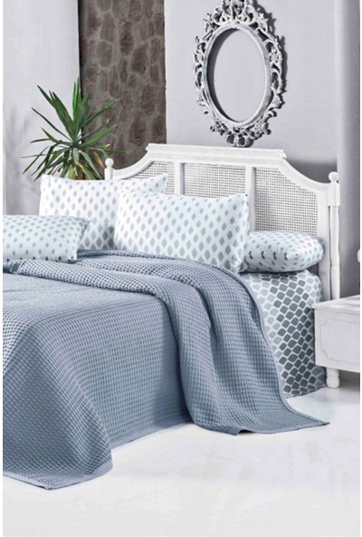 Miabella Home Çift Kişilik Biyeli Pike Takımı 13603 Miabella Home Çift Kişilik Biyeli Pike Takımı 13603