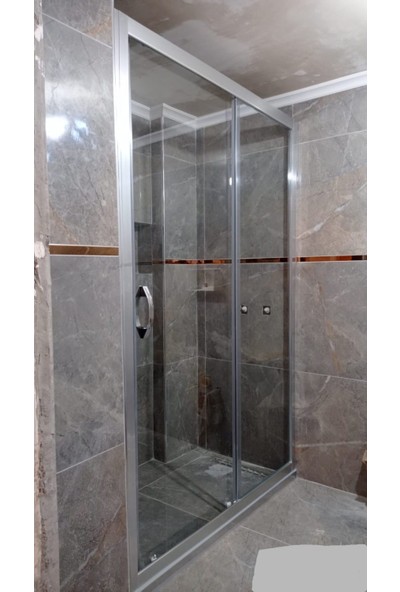 Nbm Iki Duvar Arası H:190 Cm Parlak Profilli 6mm Duşakabin Nbm Iki Duvar Arası H:190 Cm Parlak Profilli 6mm Duşakabin