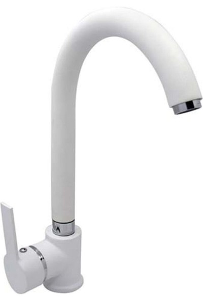 Yücel Beyaz Delta Serisi Mix Kuğu Lavabo Bataryası 616 35 Lik Kartuş Yücel Beyaz Delta Serisi Mix Kuğu Lavabo Bataryası 616 35 Lik Kartuş