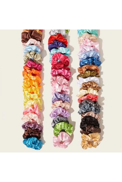 5 Adet Kumaş Simit Toka Karışık Scrunchies 5 Adet Kumaş Simit Toka Karışık Scrunchies