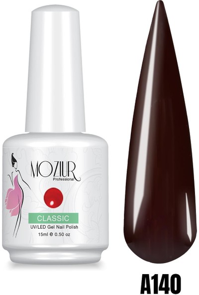 Mozıur Uv LED Kalıcı Oje 15ML Kahve Serisi