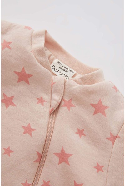 DeFacto Kız Bebek Regular Fit Bisiklet Yaka Uyku Tulumu X9231A222AU DeFacto Kız Bebek Regular Fit Bisiklet Yaka Uyku Tulumu X9231A222AU