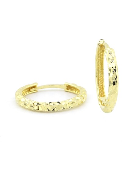 Altınkaynak 14 Ayar Halka Altın Küpe