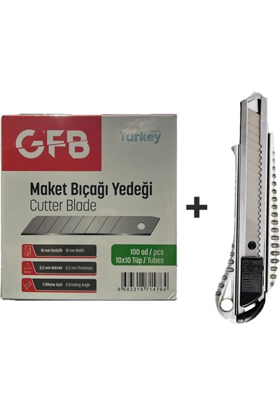 Neiko Gfb Maket Bıçağı Yedeği Metal Maket Bıçağı Neiko Gfb Maket Bıçağı Yedeği Metal Maket Bıçağı