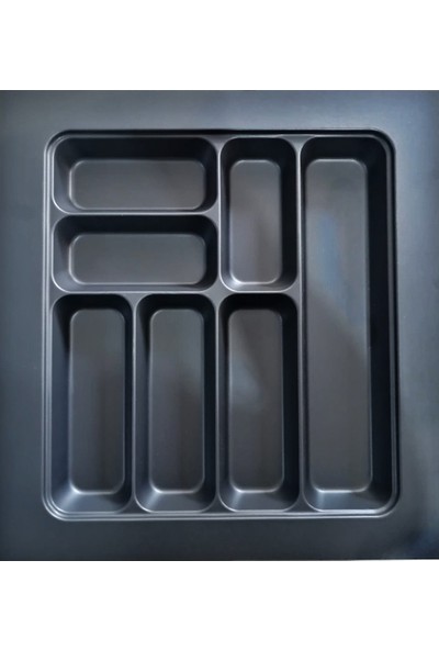 Cutlery 47 x 49 cm Antrasit Çekmece İçi Kaşıklık Cutlery 47 x 49 cm Antrasit Çekmece İçi Kaşıklık