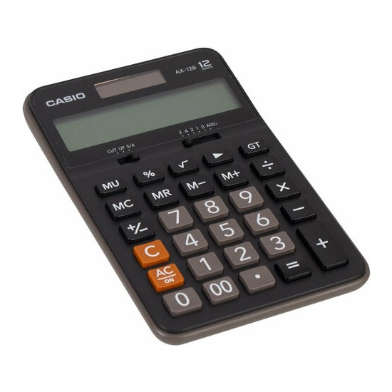 Casio Hesap Makinesi 12 Tuş AX-12B Fiyatı - Taksit Seçenekleri