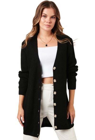 Lela % 100 Soft Akrilik Triko Örme Uzun Hırka Kadın HIRKA 4615044 Lela % 100 Soft Akrilik Triko Örme Uzun Hırka Kadın HIRKA 4615044