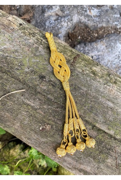 Kazzaze Sonsuzluk Gümüş Tesbih Püskülü