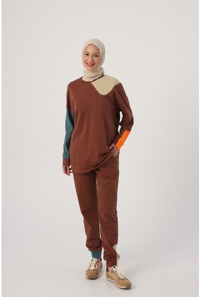 ALLDAY Renkli Garnili Eşofman Takımı