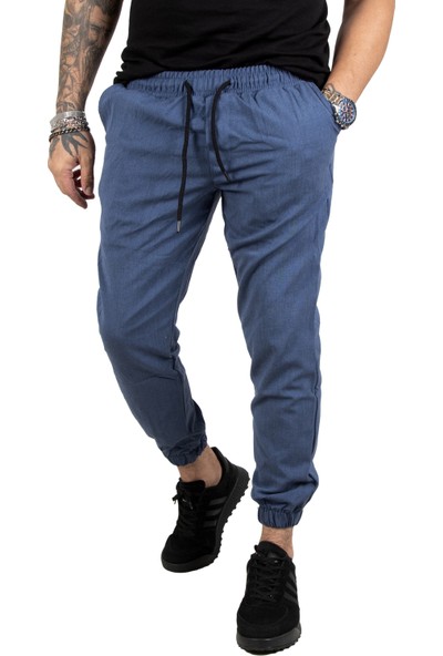 Deepsea Beli ve Paçası Lastikli Bağcıklı Likralı Poliviskon Kumaş Erkek Pantolon 2202101 Deepsea Beli ve Paçası Lastikli Bağcıklı Likralı Poliviskon Kumaş Erkek Pantolon 2202101