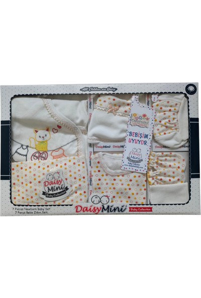 Daisy Mini Baby 7'li Hastane Çıkışı Takımı Daisy Mini Baby 7'li Hastane Çıkışı Takımı