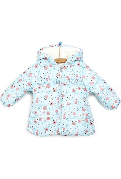 Midimod Kız Bebek Çiçek Desenli Mont
