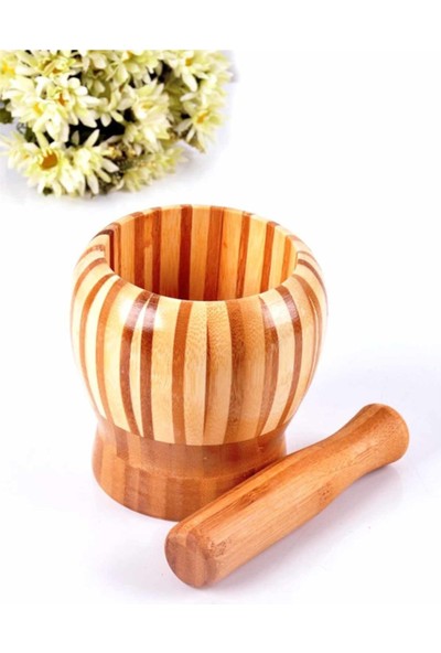 Flexi Avm Bambu Havan Sarımsak Ezici Dövücü Dövme Ezme Aleti Flexi Avm Bambu Havan Sarımsak Ezici Dövücü Dövme Ezme Aleti