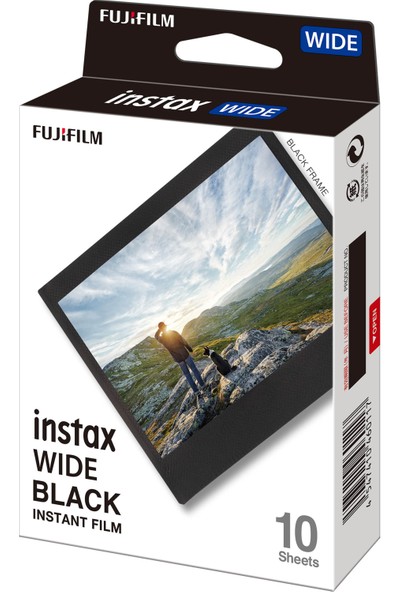 Instax Wide Black Edition 10'lu Özel Film Instax Wide Black Edition 10'lu Özel Film