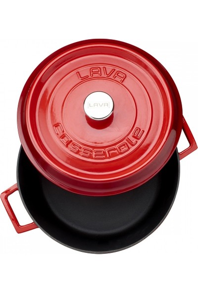 Lava Döküm Yuvarlak Tencere. Trendy 32CM Lava Döküm Yuvarlak Tencere. Trendy 32CM