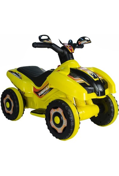 Robo LED Işıklı Müzikli Akülü Atv-Motor Sarı Robo LED Işıklı Müzikli Akülü Atv-Motor Sarı