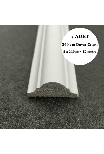 Deco Master Dekoratif Boyanabilir 5 Adet 4 cm Polistren Duvar Çıtası Deco Master Dekoratif Boyanabilir 5 Adet 4 cm Polistren Duvar Çıtası