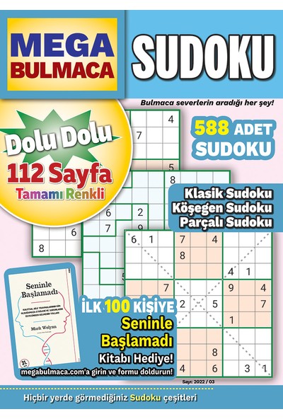 Mega Sudoku Bulmaca 2022/03 Mega Sudoku Bulmaca 2022/03