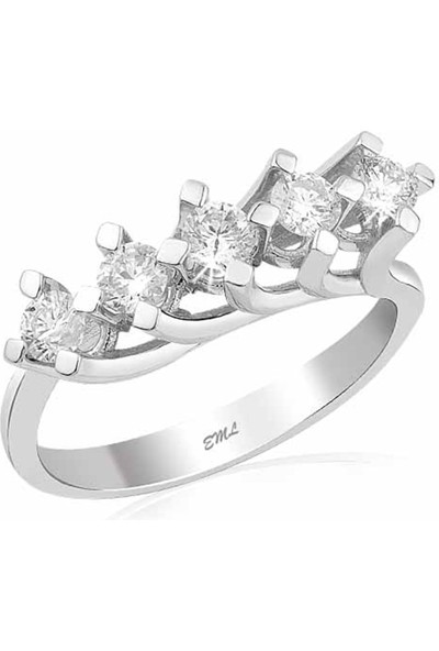 Emel Pırlanta 0.50 Karat Pırlanta Beştaş Yüzük Emel Pırlanta 0.50 Karat Pırlanta Beştaş Yüzük