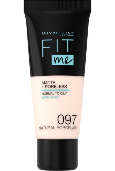 Maybelline New York Fit Me Matte+Poreless Fondöten 97 Natural Porcelain Maybelline New York Fit Me Matte+Poreless Fondöten 97 Natural Porcelain