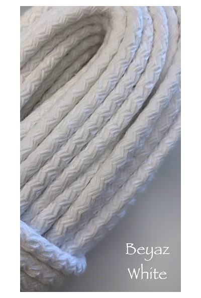 Jejeo Workshop BEYAZ1KG Pamuk Kordon-Tress-Kaytan Dikiş Ipi