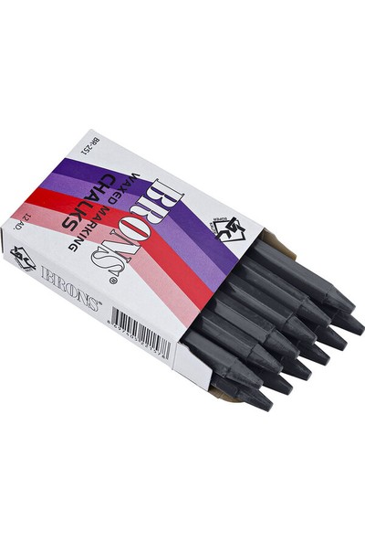 Brons BR-251 Tebeşir 12'li Siyah Brons BR-251 Tebeşir 12'li Siyah