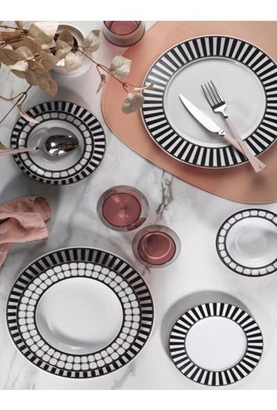 Kütahya Porselen Leonberg 12 Kişilik 48 Parça Yemek Takımı