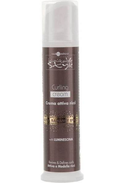 Hair Company Profesyonel Curling Cream 100 Ml - Bukleler Için Özel Saç Kremi 100 Ml Hair Company Profesyonel Curling Cream 100 Ml - Bukleler Için Özel Saç Kremi 100 Ml