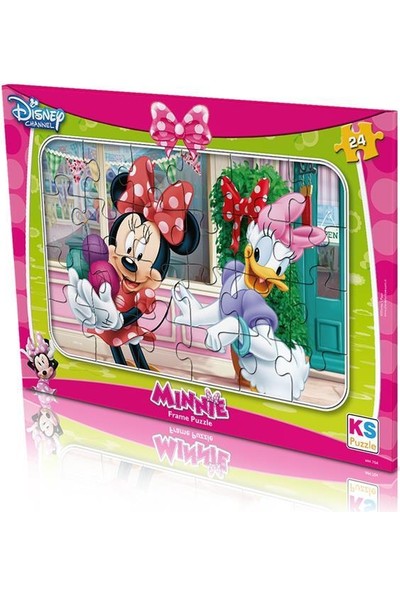 Ks Puzzle Ks Games 24 Parça Minnie Frame Puzzle