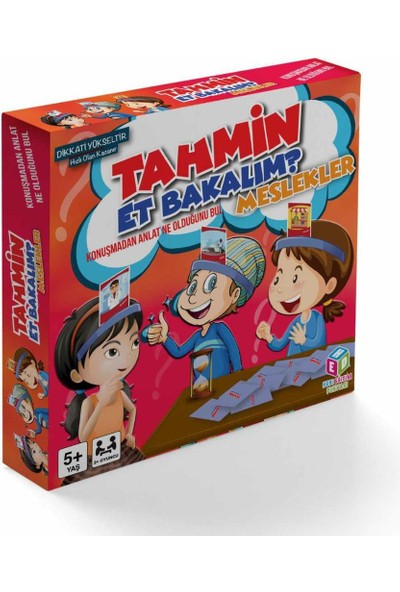 Tahmin Et Bakalım Meslekler Tahmin Et Bakalım Meslekler