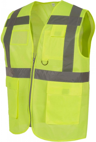 ShopiQo Motorsiklet Reflektörlü Yelek (Yeni Yasaya Uygun)