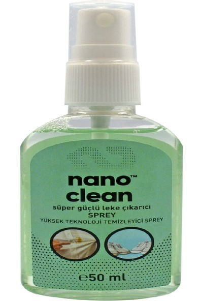 Nano Clean Ayakkabı ve Kumaş Güçlü Leke Çıkarıcı Sprey 4 x 50 ml Nano Clean Ayakkabı ve Kumaş Güçlü Leke Çıkarıcı Sprey 4 x 50 ml