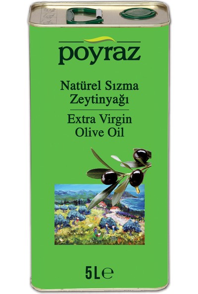 Poyraz Ege Natürel Sızma Zeytinyağı 5 lt Poyraz Ege Natürel Sızma Zeytinyağı 5 lt