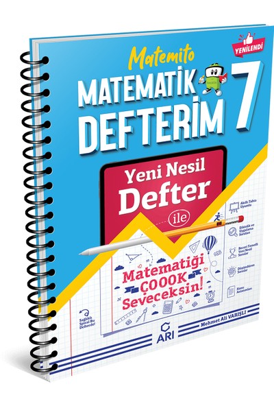 Arı Yayınları 7.sınıf Matematik Matemito Defterim Arı Yayınları 7.sınıf Matematik Matemito Defterim