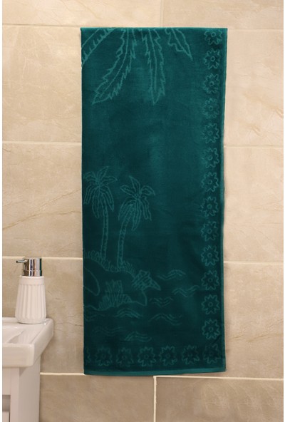Özdilek 70 x 140 Pamuk Koyu Yeşil Banyo Havlusu Özdilek 70 x 140 Pamuk Koyu Yeşil Banyo Havlusu