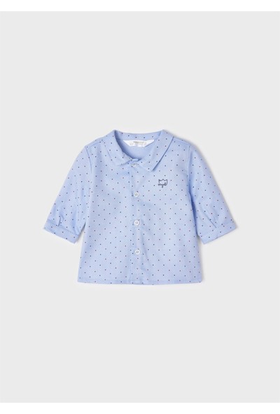 Mayoral Yenidoğan Erkek Bebek Baskılı Uzun Kol Gömlek Mayoral Yenidoğan Erkek Bebek Baskılı Uzun Kol Gömlek