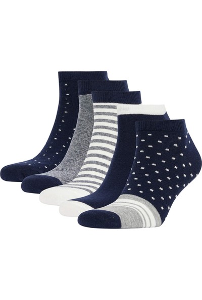 DeFacto Erkek Pamuklu 5'li Kısa Çorap Y2952AZNS DeFacto Erkek Pamuklu 5'li Kısa Çorap Y2952AZNS