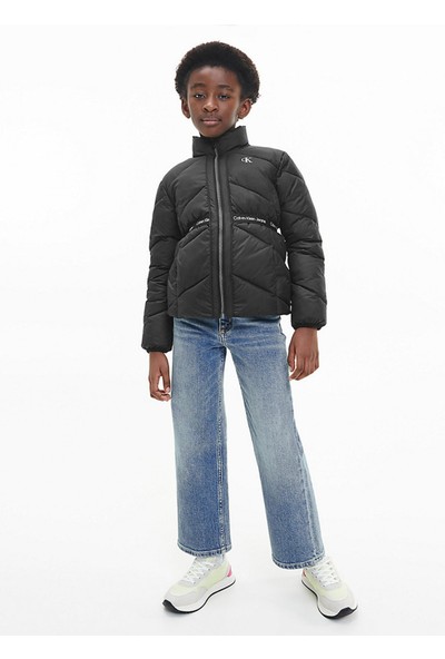 Calvin Klein Siyah Kız Çocuk Mont IG0IG01550