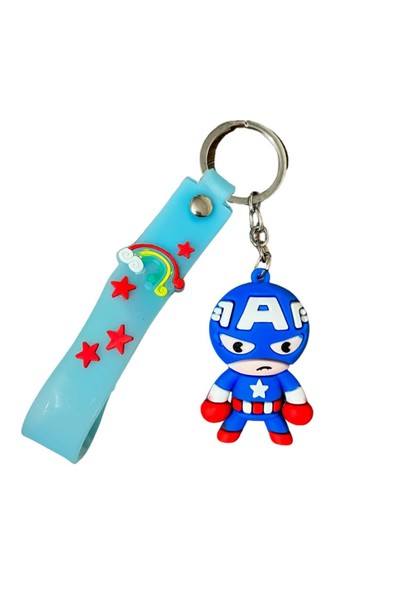 Daily Harajuku Captain America Anime Anahtarlık Daily Harajuku Captain America Anime Anahtarlık