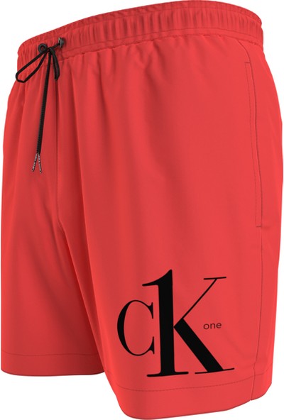 Calvin Klein Turuncu Erkek Şort Mayo KM0KM00708 Sn6