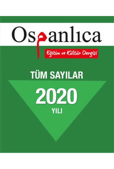 Osmanlıca Dergi 2020 Sayıları (Tümü) Osmanlıca Dergi 2020 Sayıları (Tümü)
