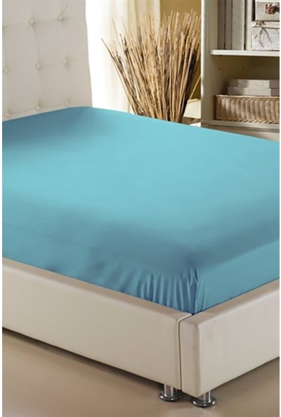 Evde Home 100 x 200 Cm Tek Kişilik Lastikli Penye Çarşaf Turkuaz - Outlet Evde Home 100 x 200 Cm Tek Kişilik Lastikli Penye Çarşaf Turkuaz - Outlet