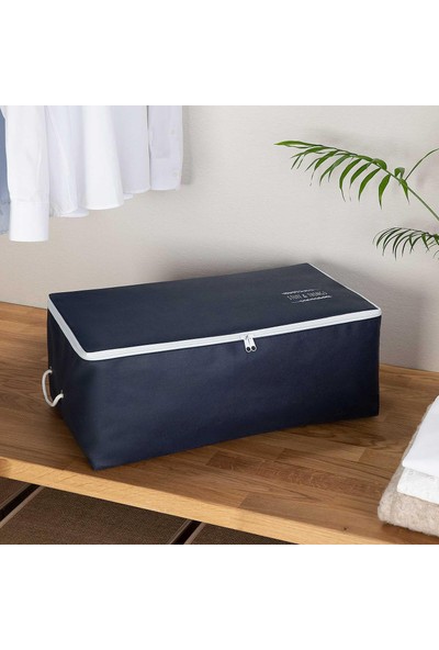 Ocean Home Textile Ocean Home Orta Boy Stuff&things Lacivert Hurç // 52X28X21 cm Ocean Home Textile Ocean Home Orta Boy Stuff&things Lacivert Hurç // 52X28X21 cm