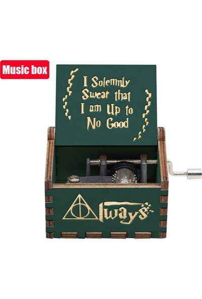 Fangqinghao Ahşap Temalı Retro Müzik Kutusu - Yeşil (Yurt Dışından) Fangqinghao Ahşap Temalı Retro Müzik Kutusu - Yeşil (Yurt Dışından)