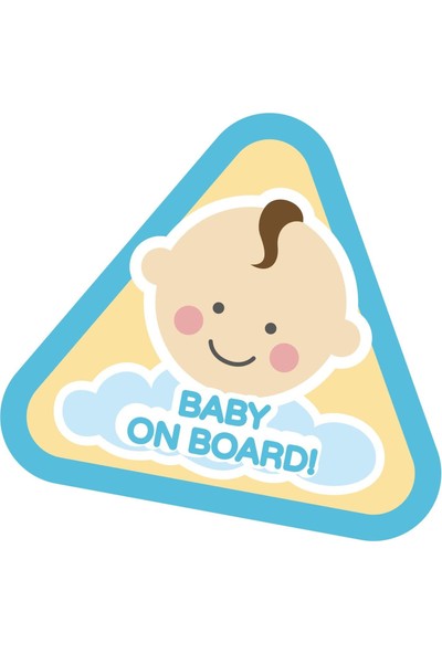 Hector Emporium Sticker Master Baby On Board Boy Sticker Arabada Bebek Var Erkek 12 cm Hector Emporium Sticker Master Baby On Board Boy Sticker Arabada Bebek Var Erkek 12 cm