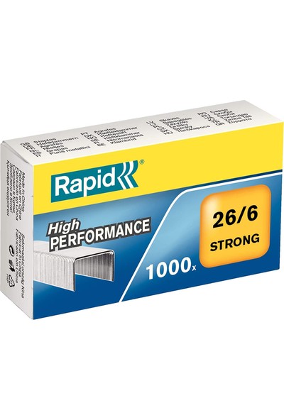 Hector Emporium Rapid Zımba Teli, 1000'LI Paket, 26/6 Mm, 1m Güçlü, 24861400 Hector Emporium Rapid Zımba Teli, 1000'LI Paket, 26/6 Mm, 1m Güçlü, 24861400