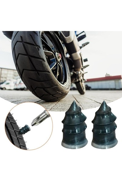 HLD Motosiklet Araba Oto Lastik Tamir Kiti Lastik Tamiri Için Kauçuk Yama Vida Seti Lastik HLD Motosiklet Araba Oto Lastik Tamir Kiti Lastik Tamiri Için Kauçuk Yama Vida Seti Lastik