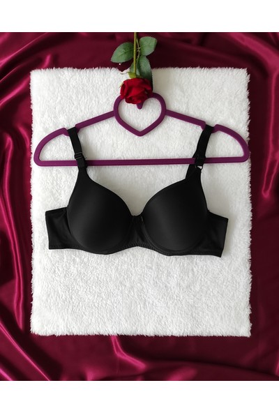 Nesterinzar Kadın Mikro Kumaş Dolgusuz Balenli Günlük Sütyen