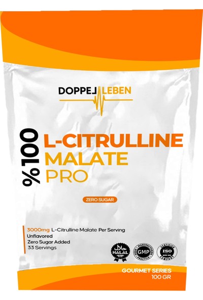 Doppel Leben L-Citruline Malate 33SERVIS-100G Doppel Leben L-Citruline Malate 33SERVIS-100G